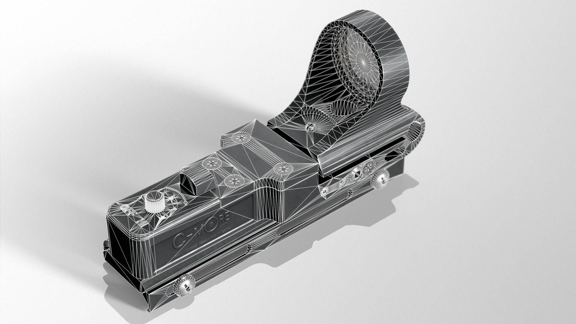 3D model C-More Red Dot Sight VR / AR / low-poly | CGTrader