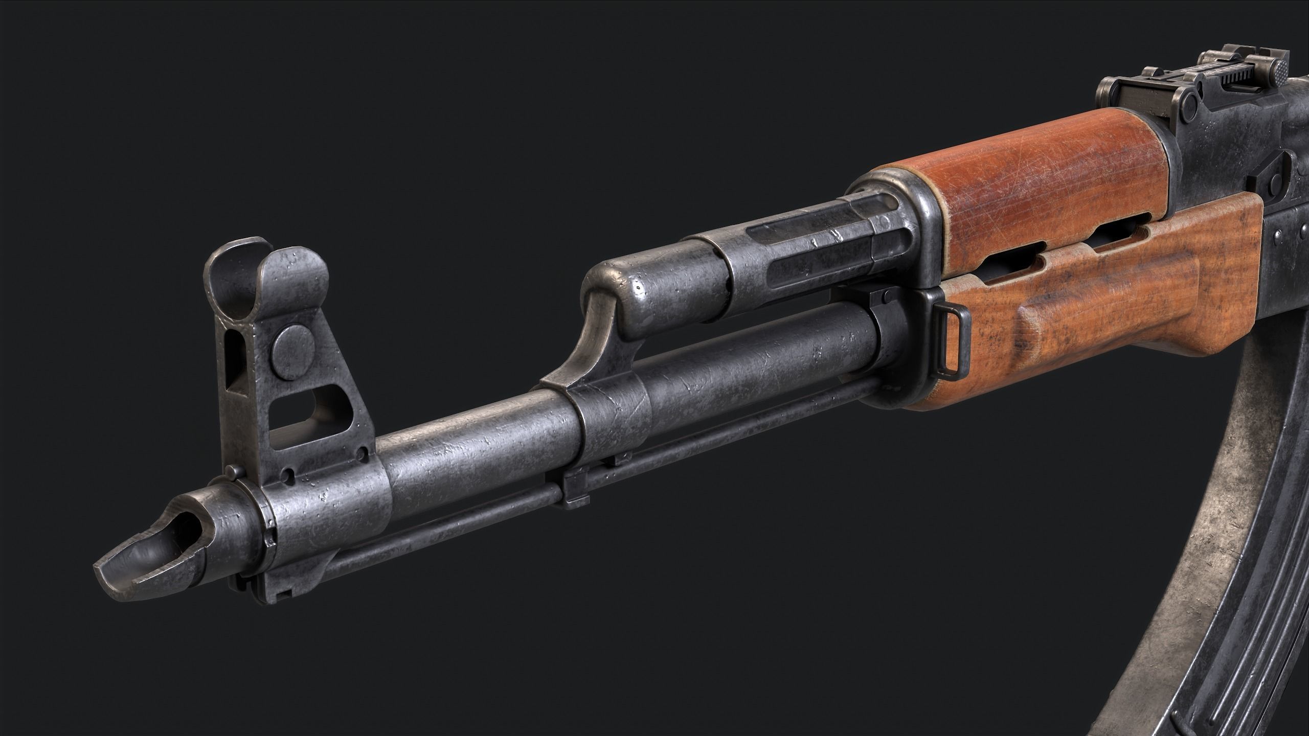 AKM game model free VR / AR / low-poly 3D model | CGTrader