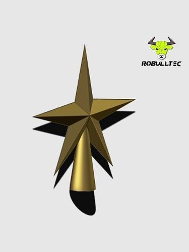 Christmas Tree Topper 3D model 3D printable | CGTrader