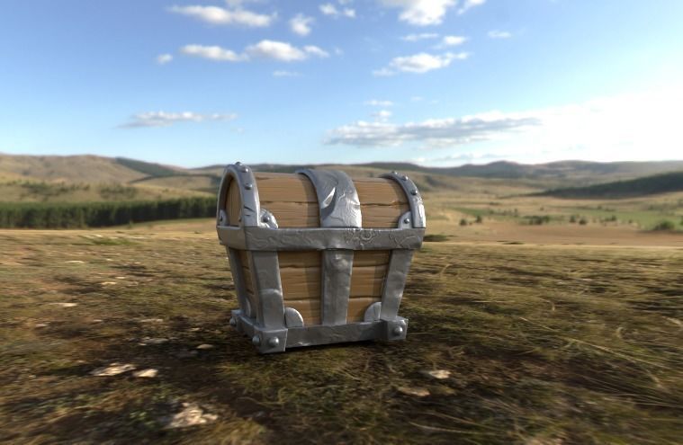 Fantasy Chest 3D free VR / AR / low-poly 3D model | CGTrader