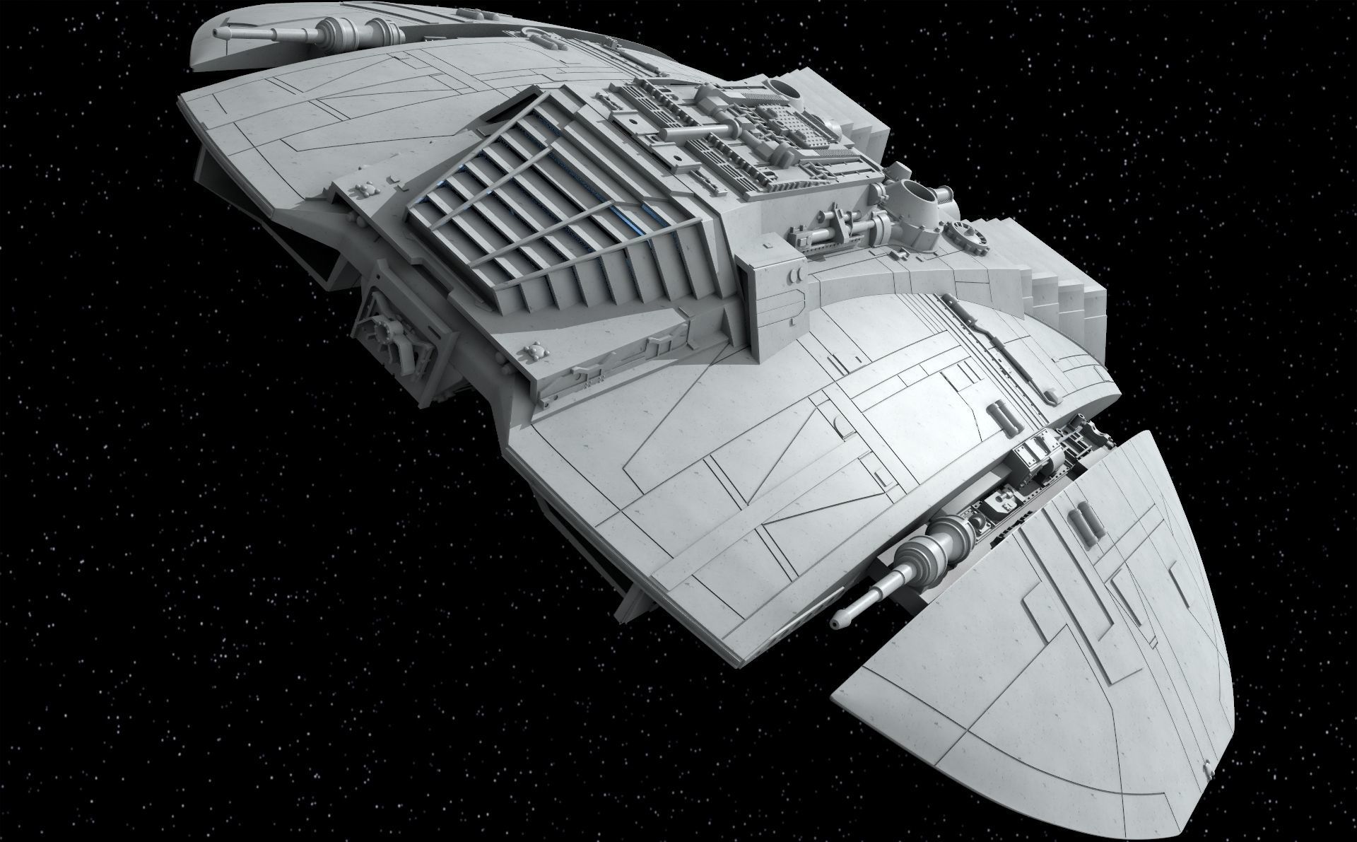 Battlestar Galactica Original Serie Cylon Raider 3D model 3D printable ...