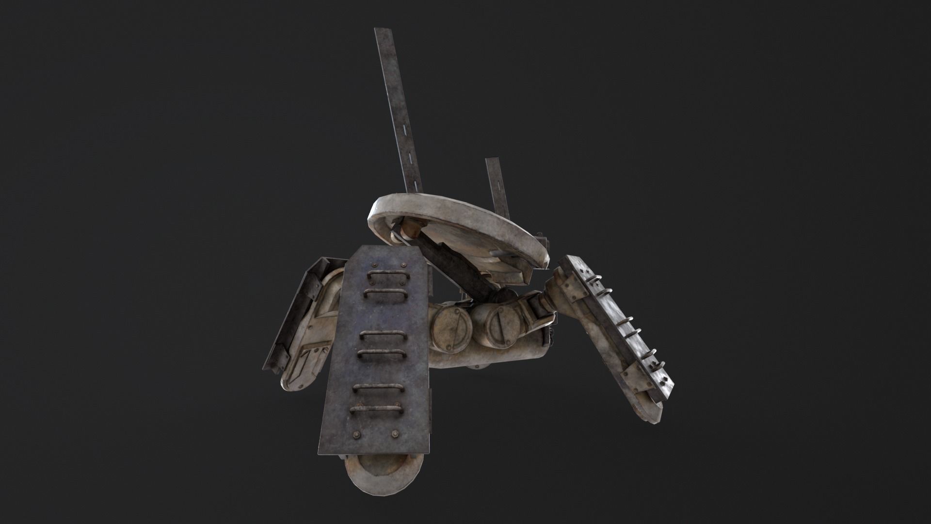 3D model Quadrupedal Scout Mech VR / AR / low-poly | CGTrader