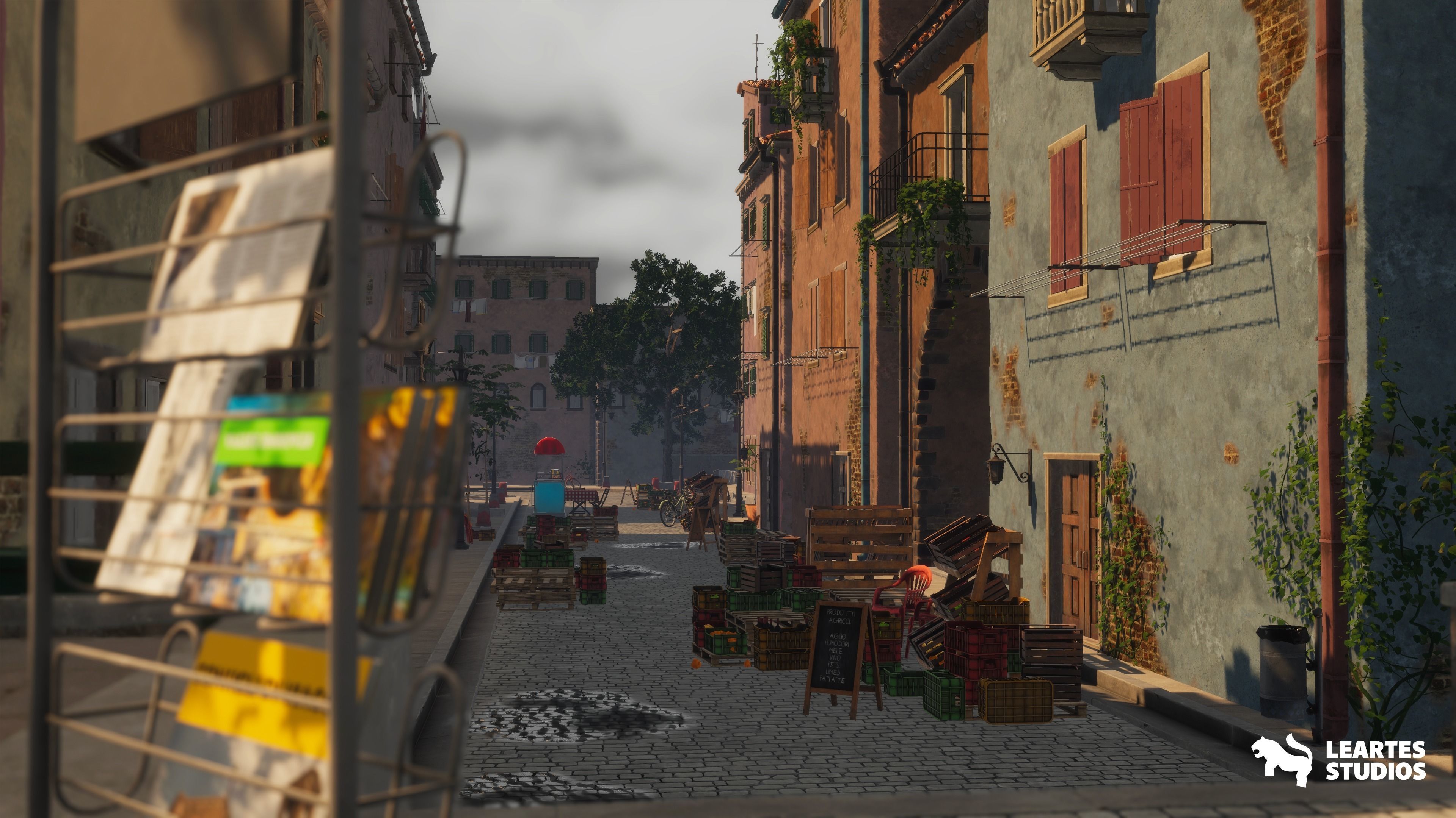 3D model Italian Alley VR / AR / low-poly | CGTrader