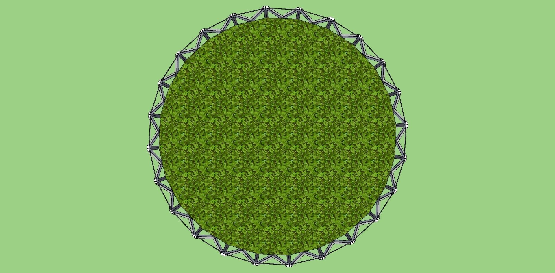 circular building SketchUp 3d model 3D model | CGTrader