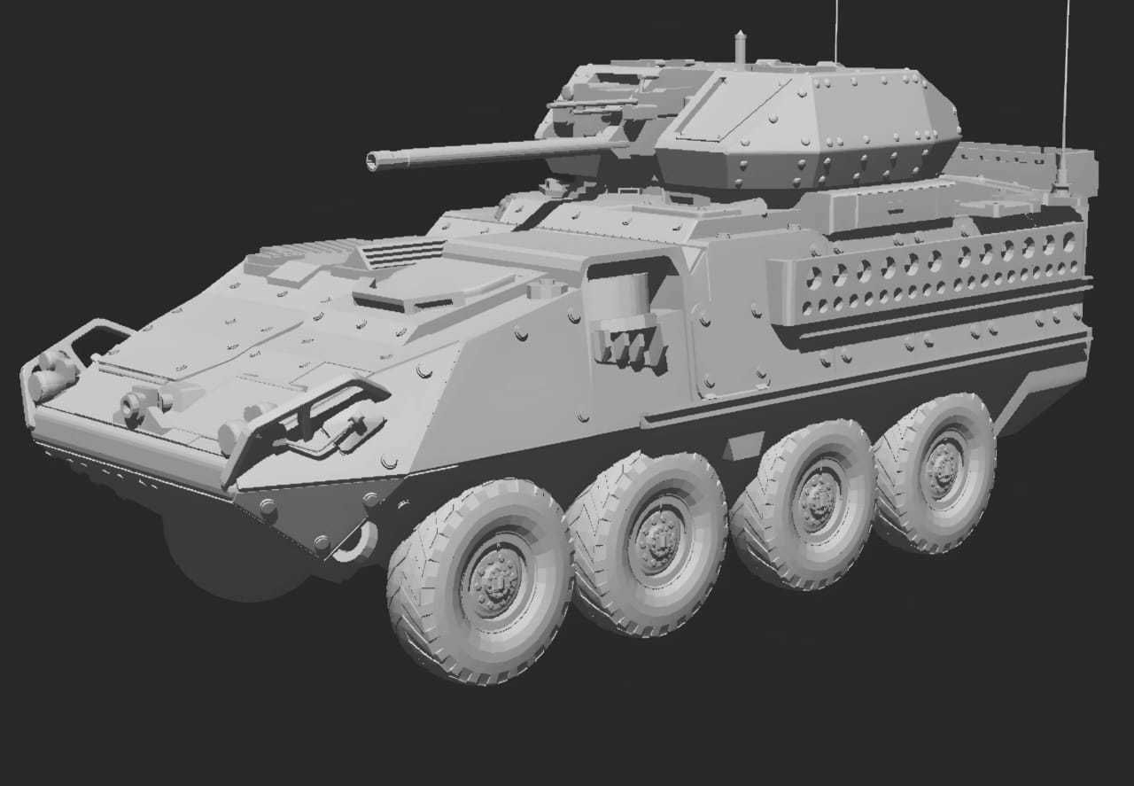 STRYKER DRAGOON 8X8 IFV 3D model 3D printable | CGTrader