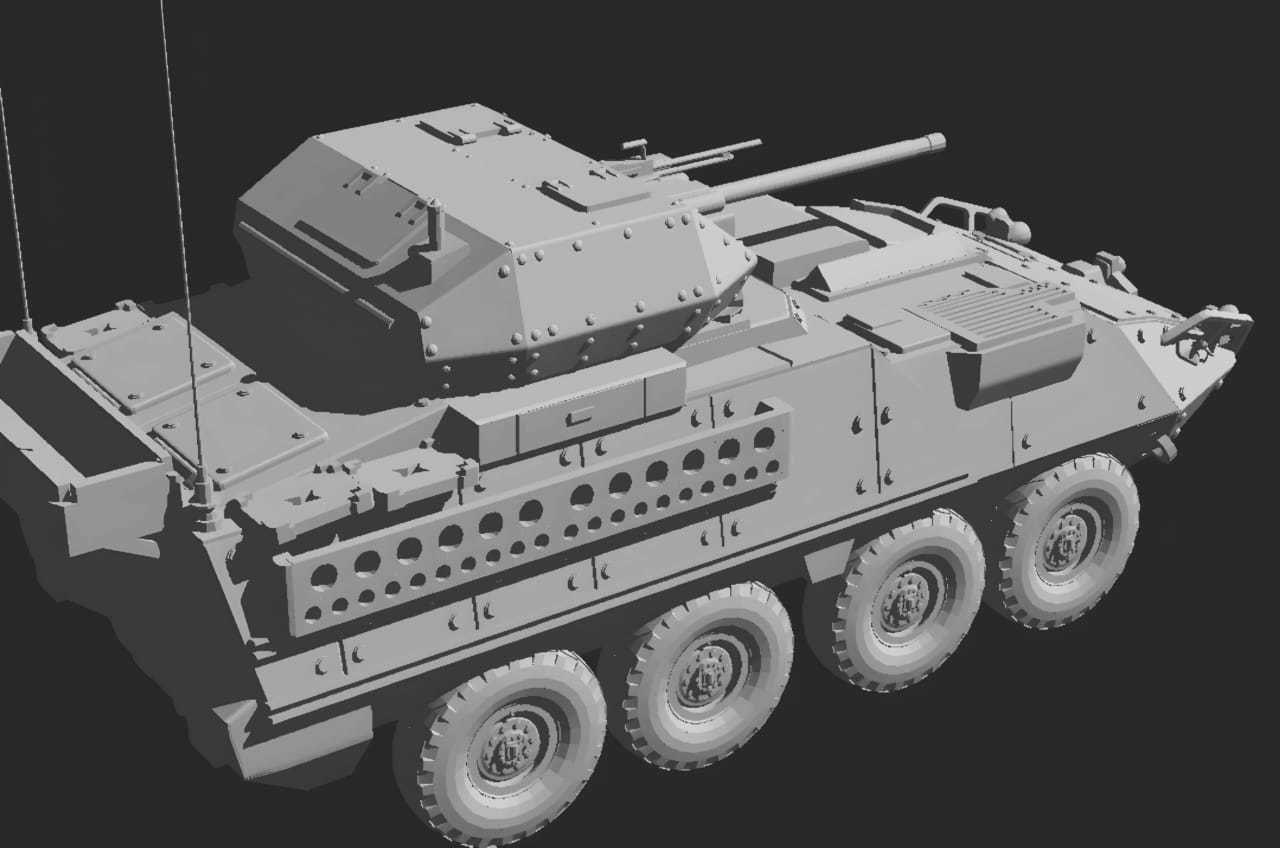 STRYKER DRAGOON 8X8 IFV 3D model 3D printable | CGTrader