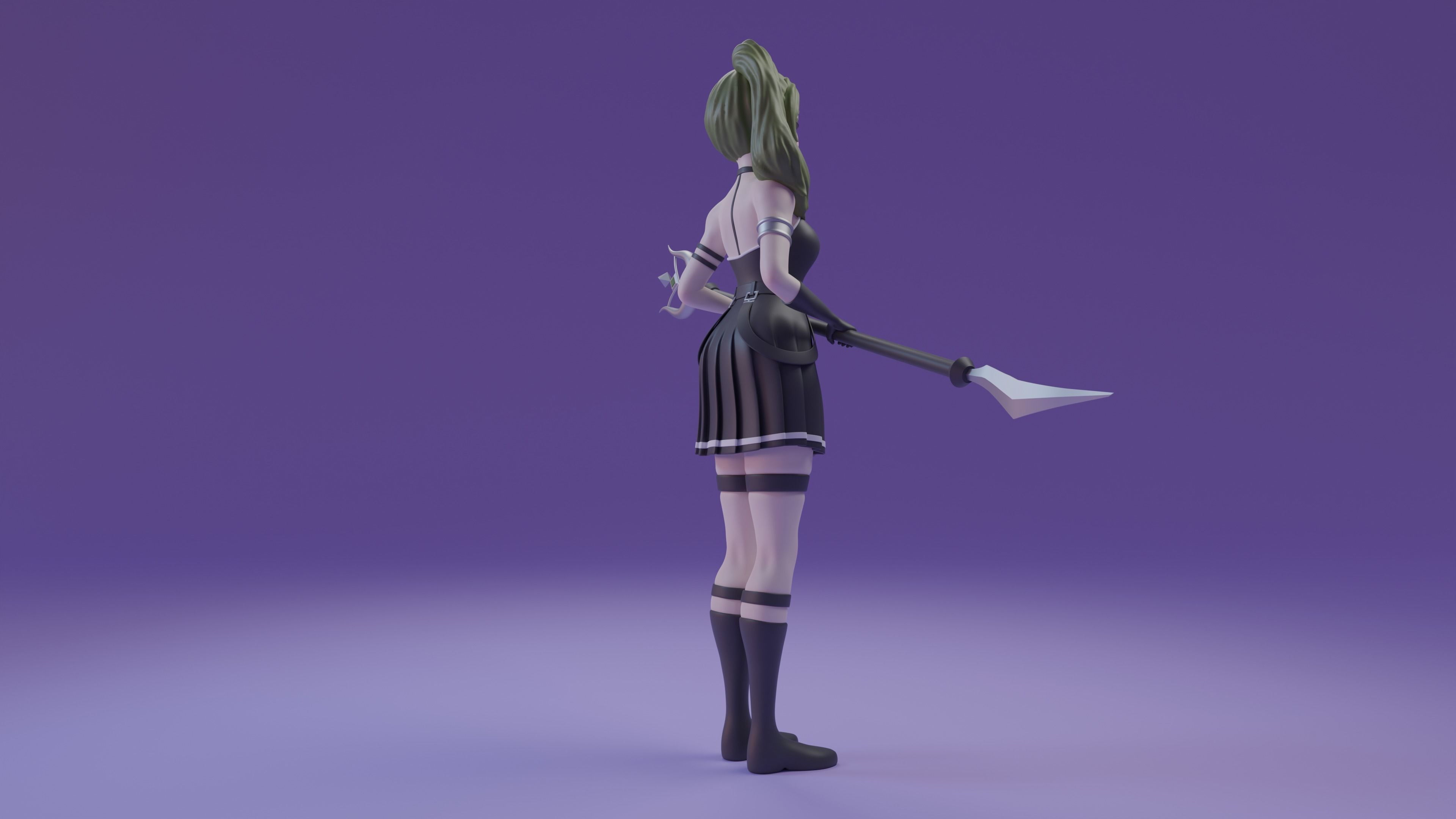 Ubel from Frieren Beyond Journeys End Anime 3D model 3D printable ...