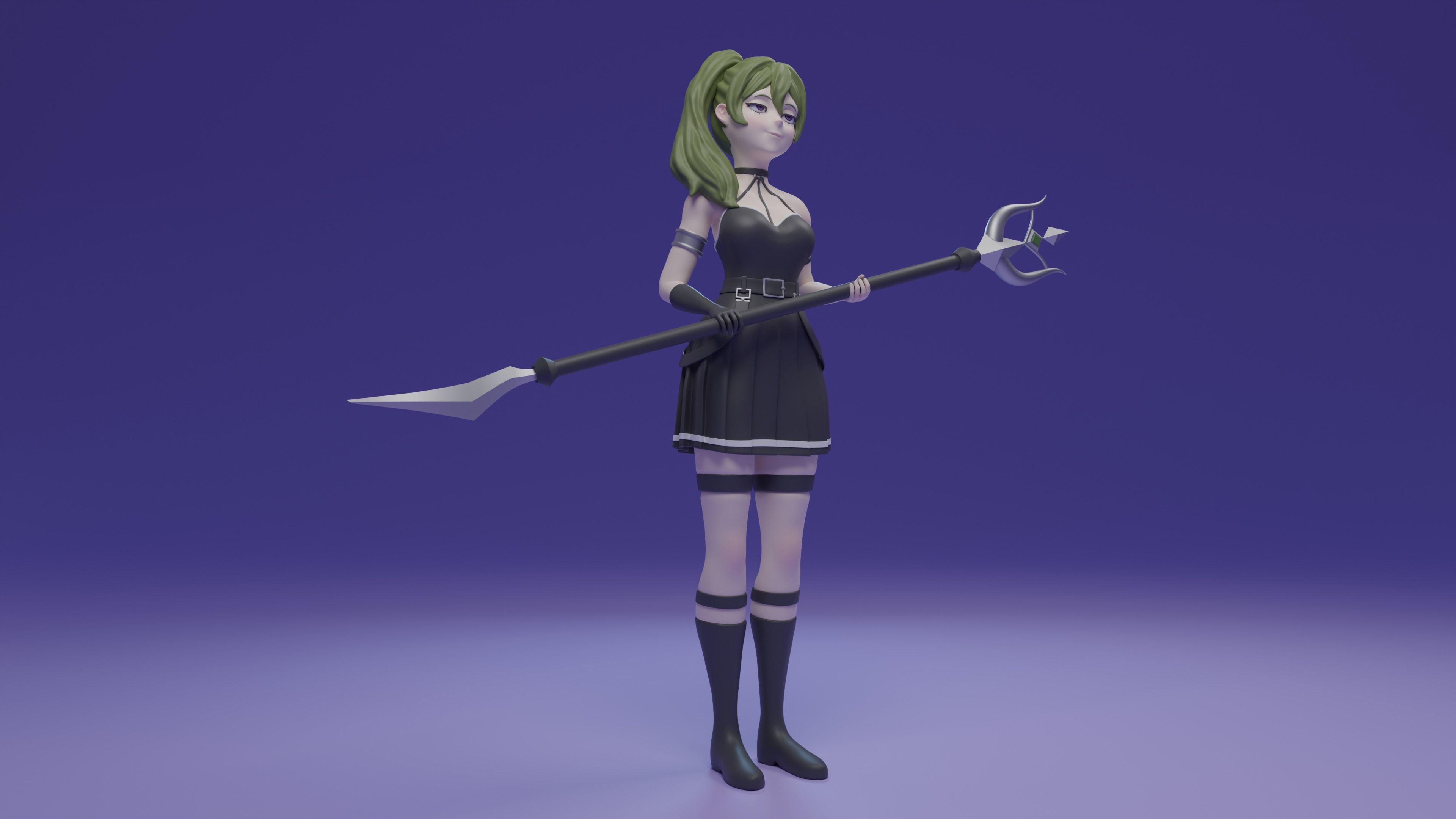 Ubel from Frieren Beyond Journeys End Anime 3D model 3D printable ...