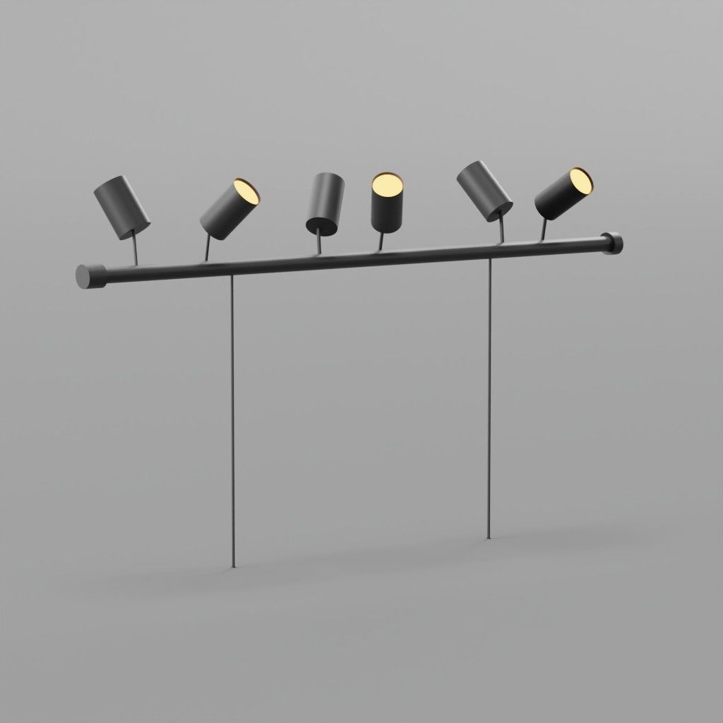 The Adjustable Lighting Fixture free 3D model | CGTrader