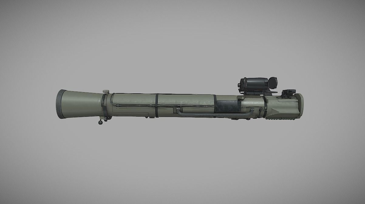 Modern Carl Gustaf - 84mm Recoilless Rifle 3D model | CGTrader