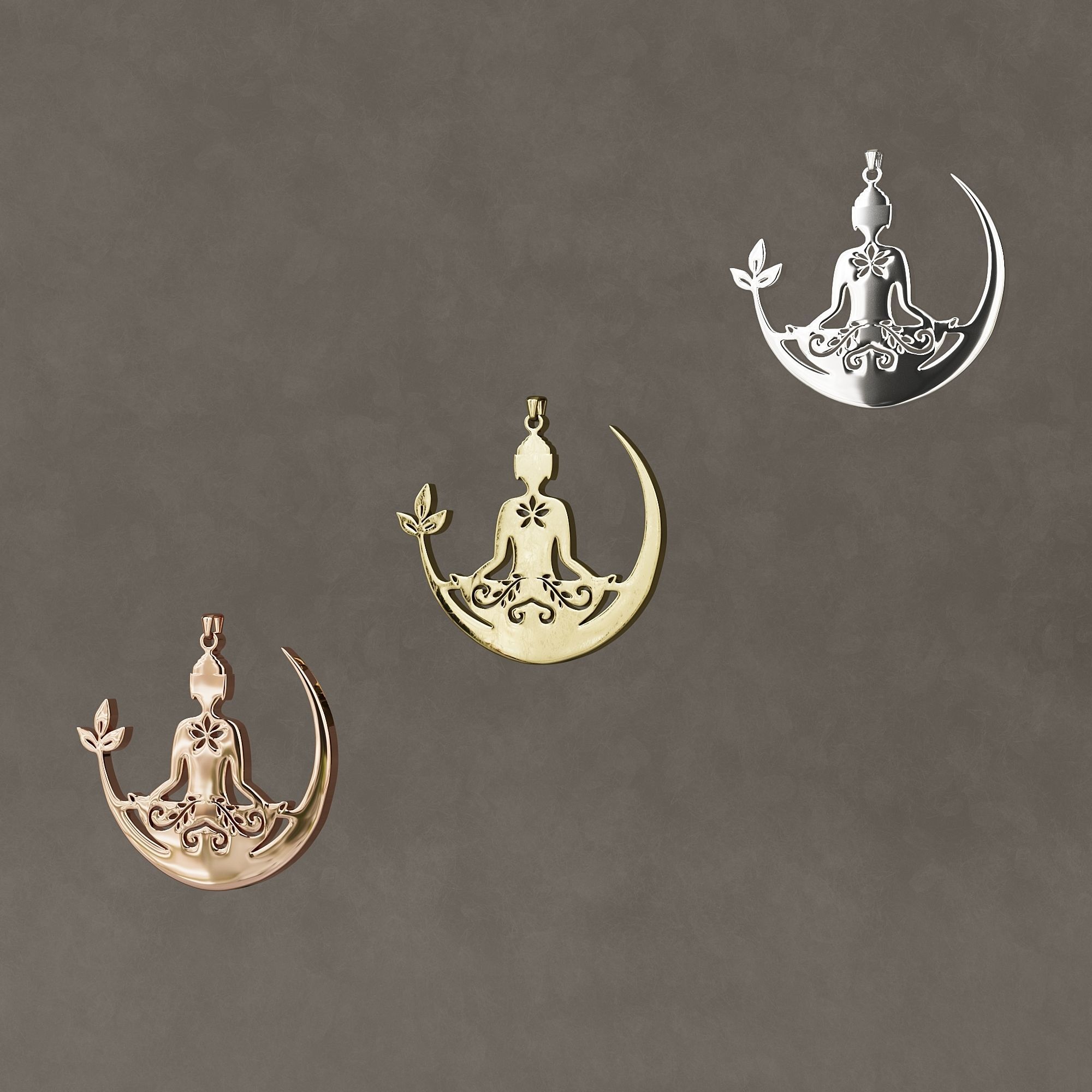 BUDDA PENDANTS 3D model 3D printable | CGTrader