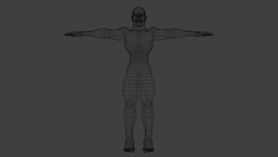 3D model Cartoon Bodybuilder Character Rigged VR / AR / low-poly | CGTrader