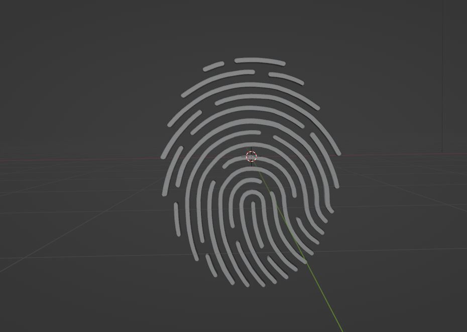 fingerprint icon 3D model animated | CGTrader