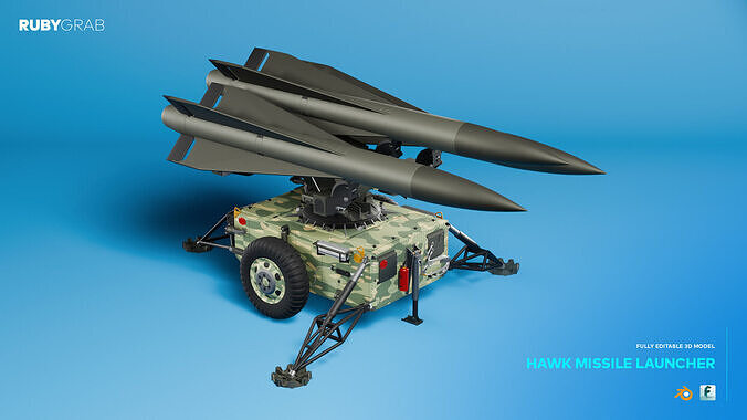 Hawk Missile Launcher 3D model | CGTrader