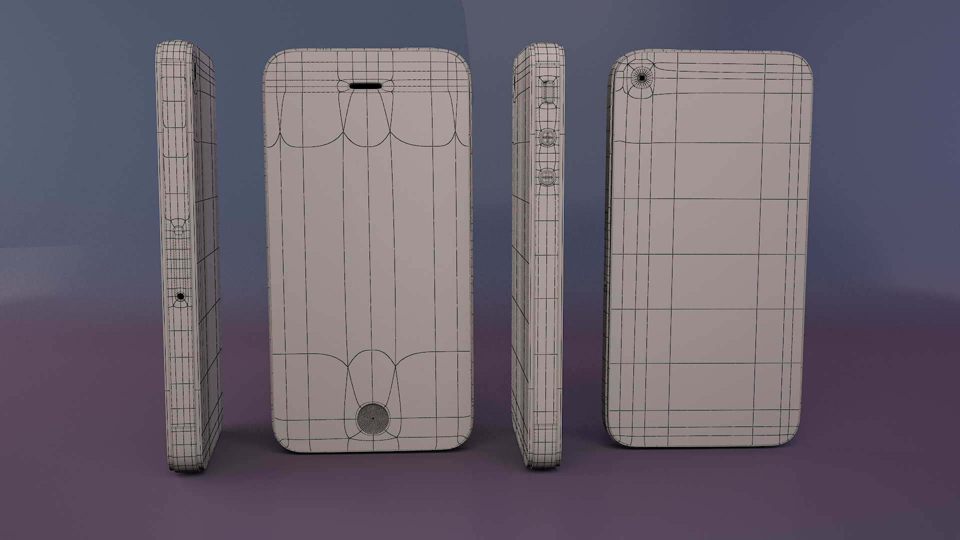 IPhone 4S High Poly 3D model | CGTrader