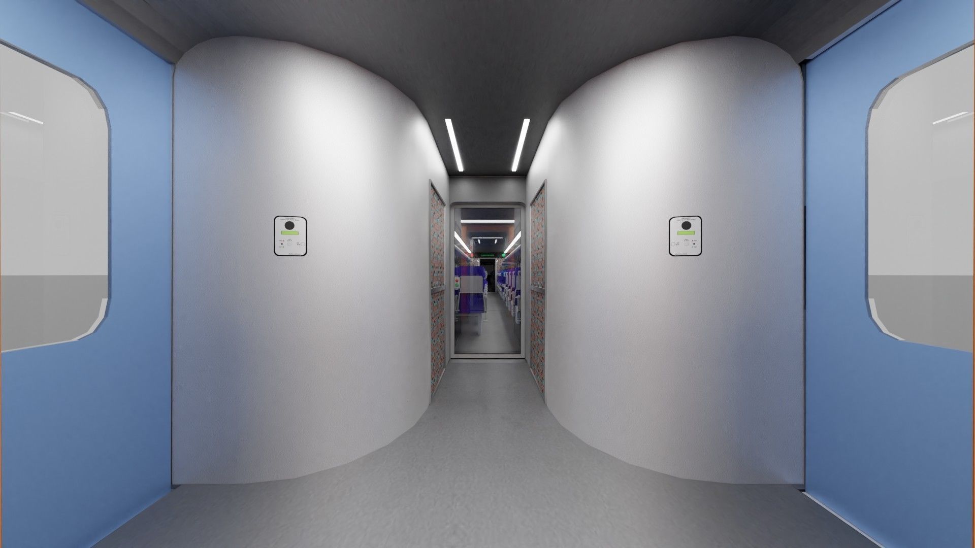 Train 18 Vande Bharat Express in Blue and White Livery 3D model | CGTrader