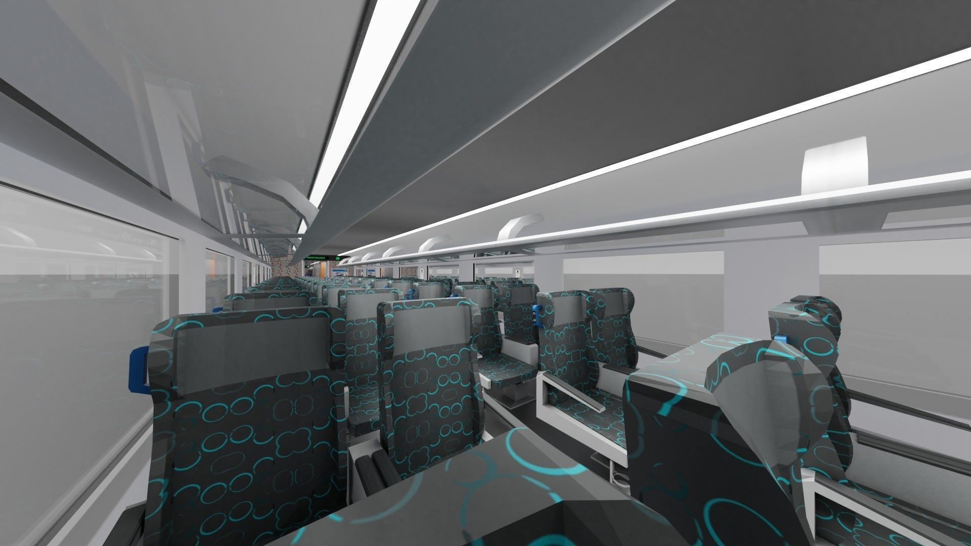 Train 18 Vande Bharat Express in Blue and White Livery 3D model | CGTrader