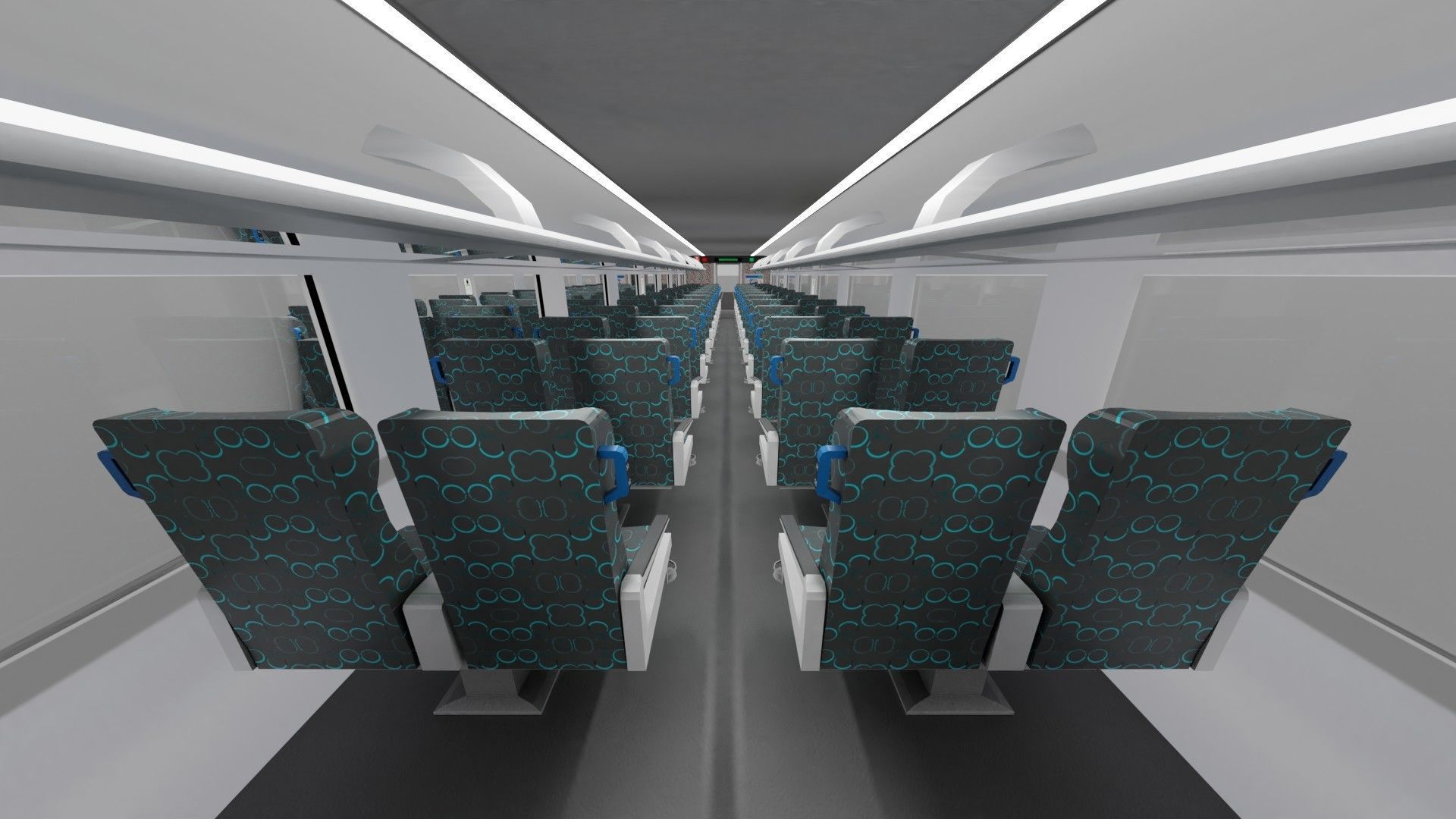 Train 18 Vande Bharat Express in Blue and White Livery 3D model | CGTrader