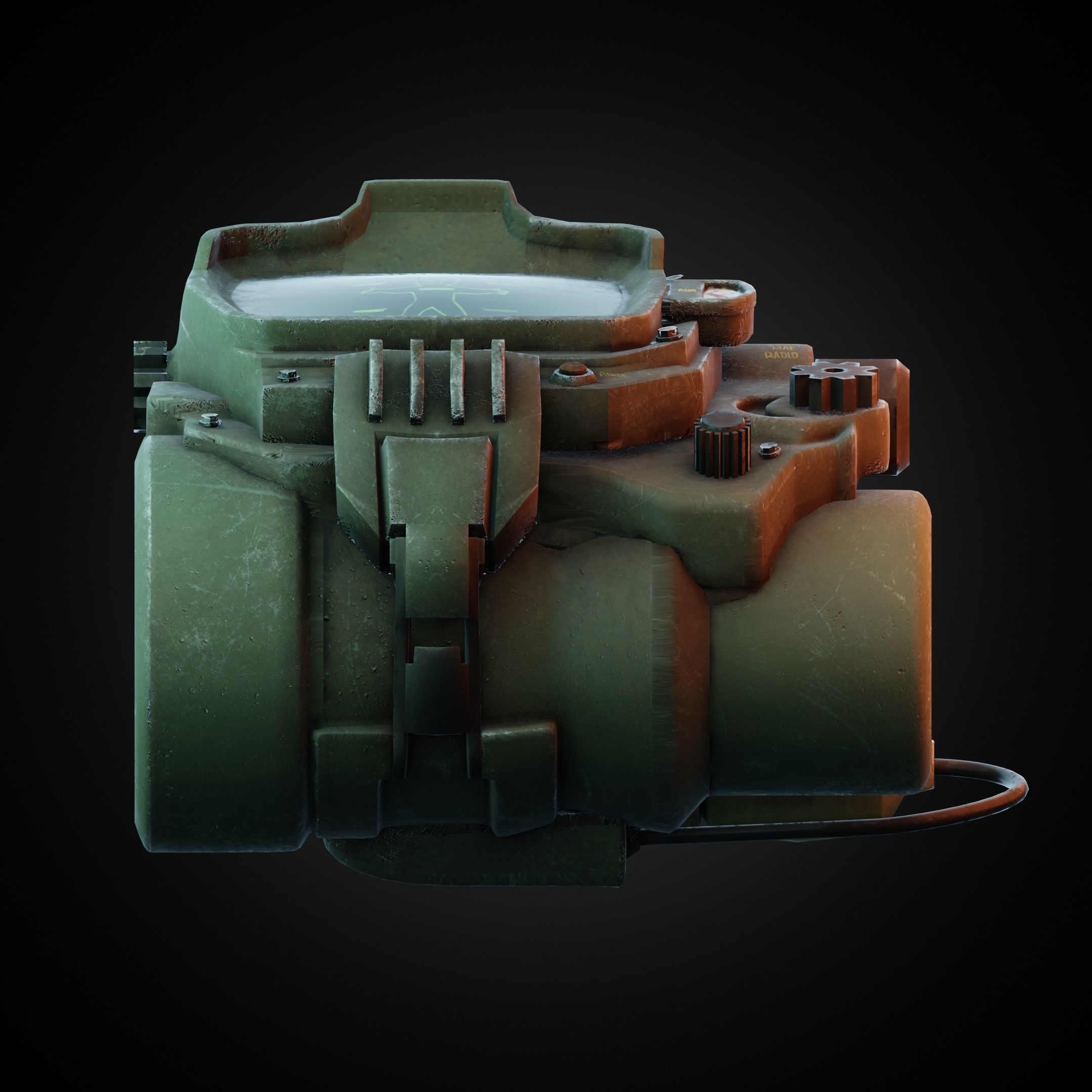 Fallout Pip-Boy for Cosplay 3D model 3D printable | CGTrader