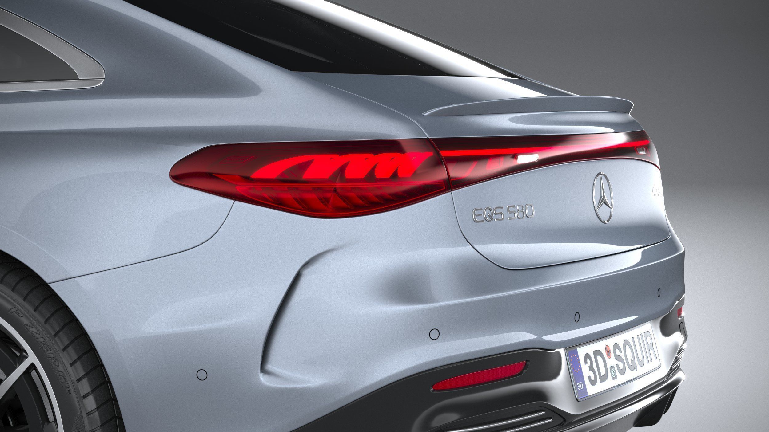 Mercedes-Benz EQS 2025 3D model | CGTrader