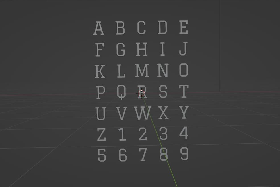 alphabet Letter 3D model animated | CGTrader