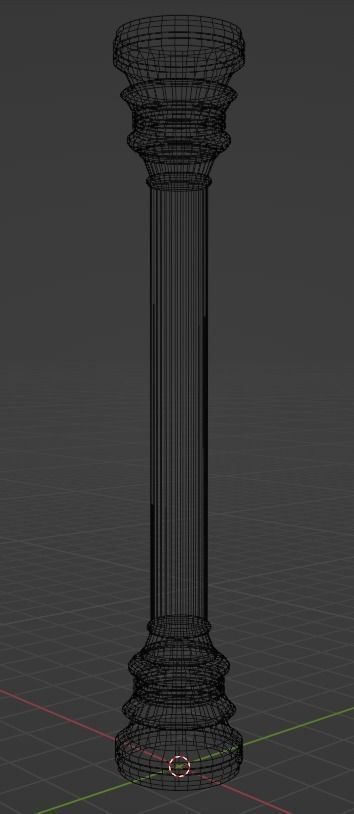 Fancy Column free VR / AR / low-poly 3D model | CGTrader