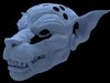 Realistic Werewolf Cosplay Fursuit Head Base 3D model 3D printable ...