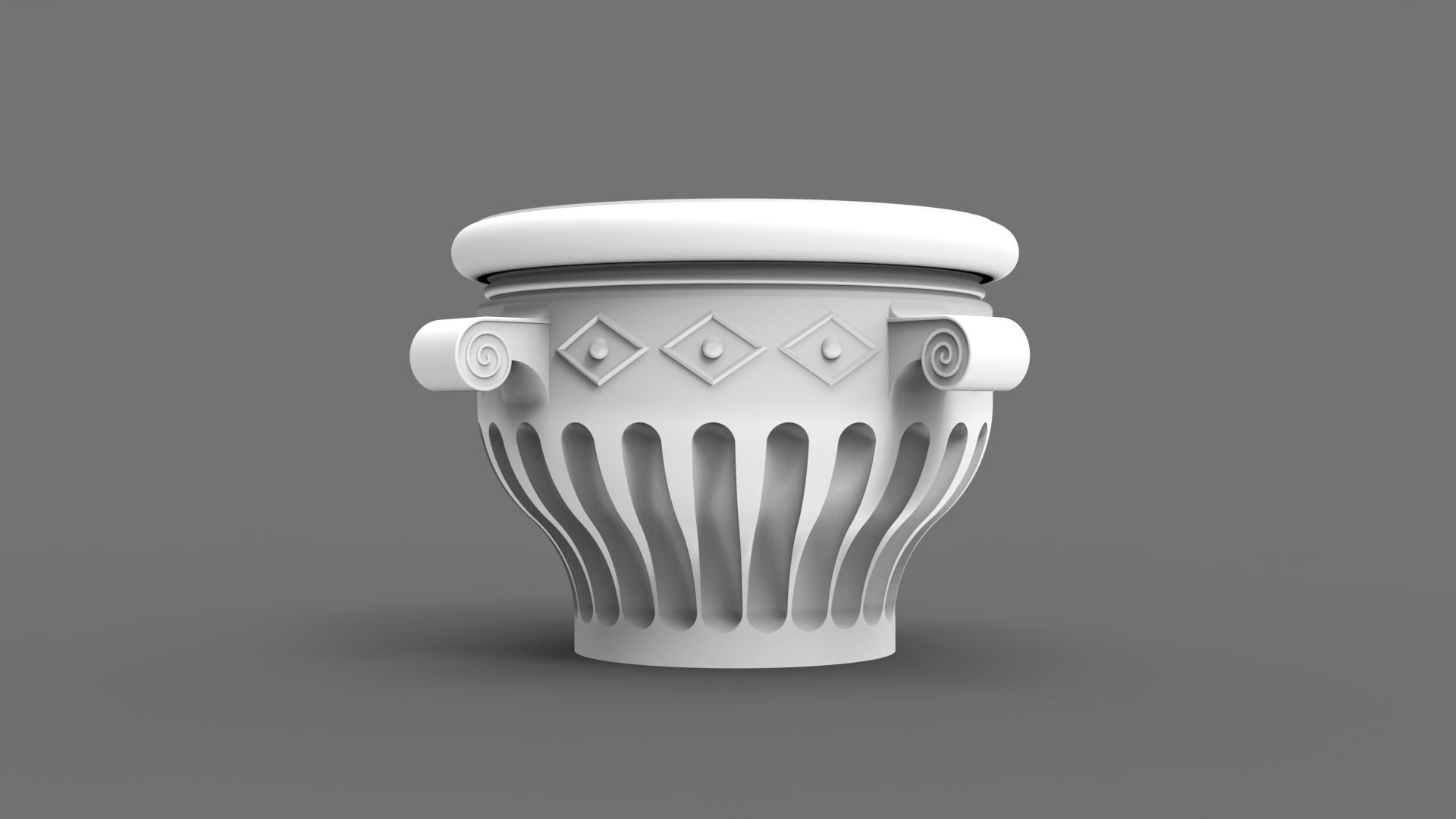 Pillar top Design free 3D model | CGTrader