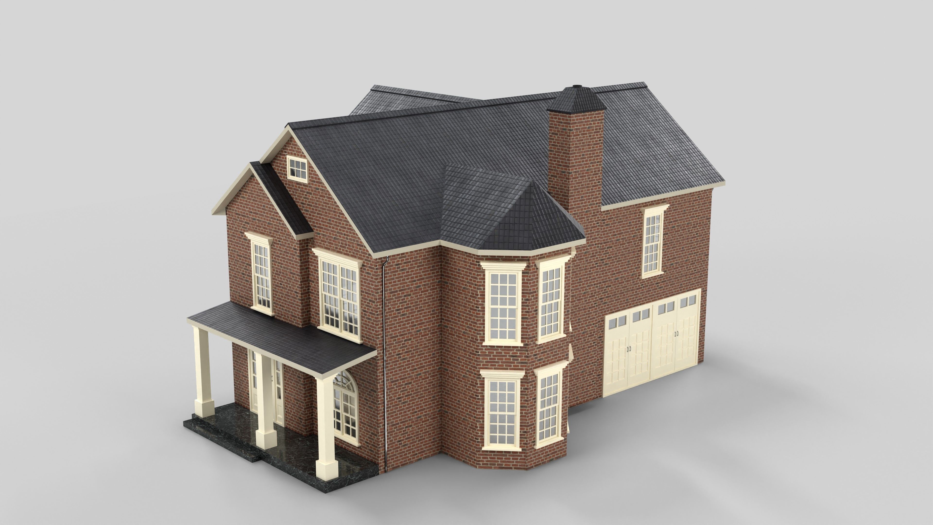 3D model Neighborhood House 19T4 VR / AR / low-poly | CGTrader