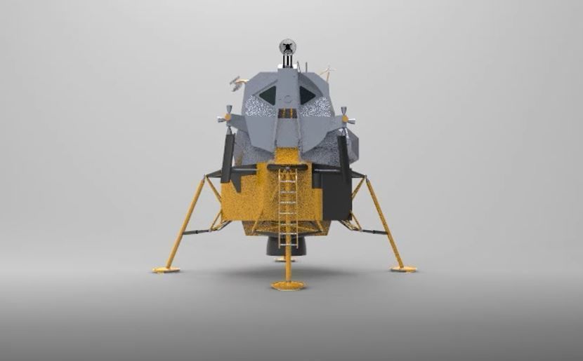 APOLLO LUNAR MODULE 3D PRINTED 3D model 3D printable | CGTrader