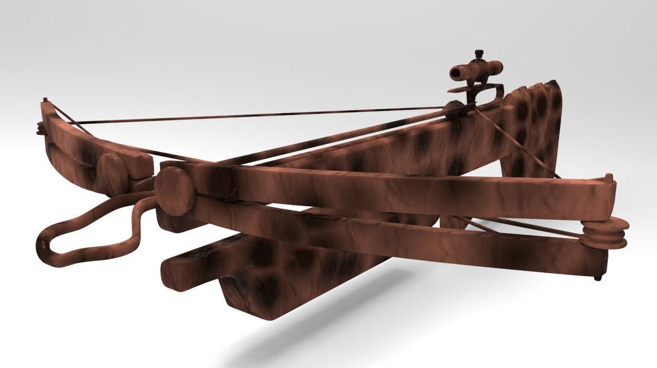 3D model Wooden Crossbow VR / AR / low-poly | CGTrader