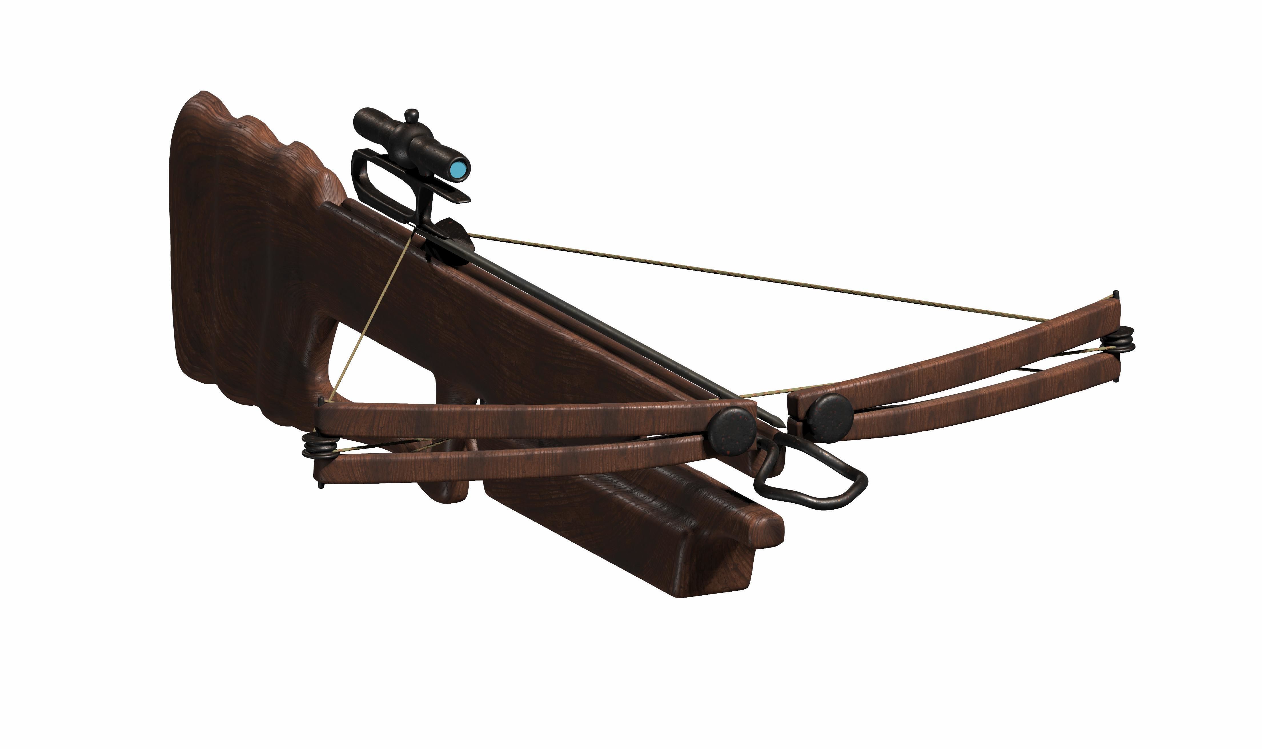 3D model Wooden Crossbow VR / AR / low-poly | CGTrader