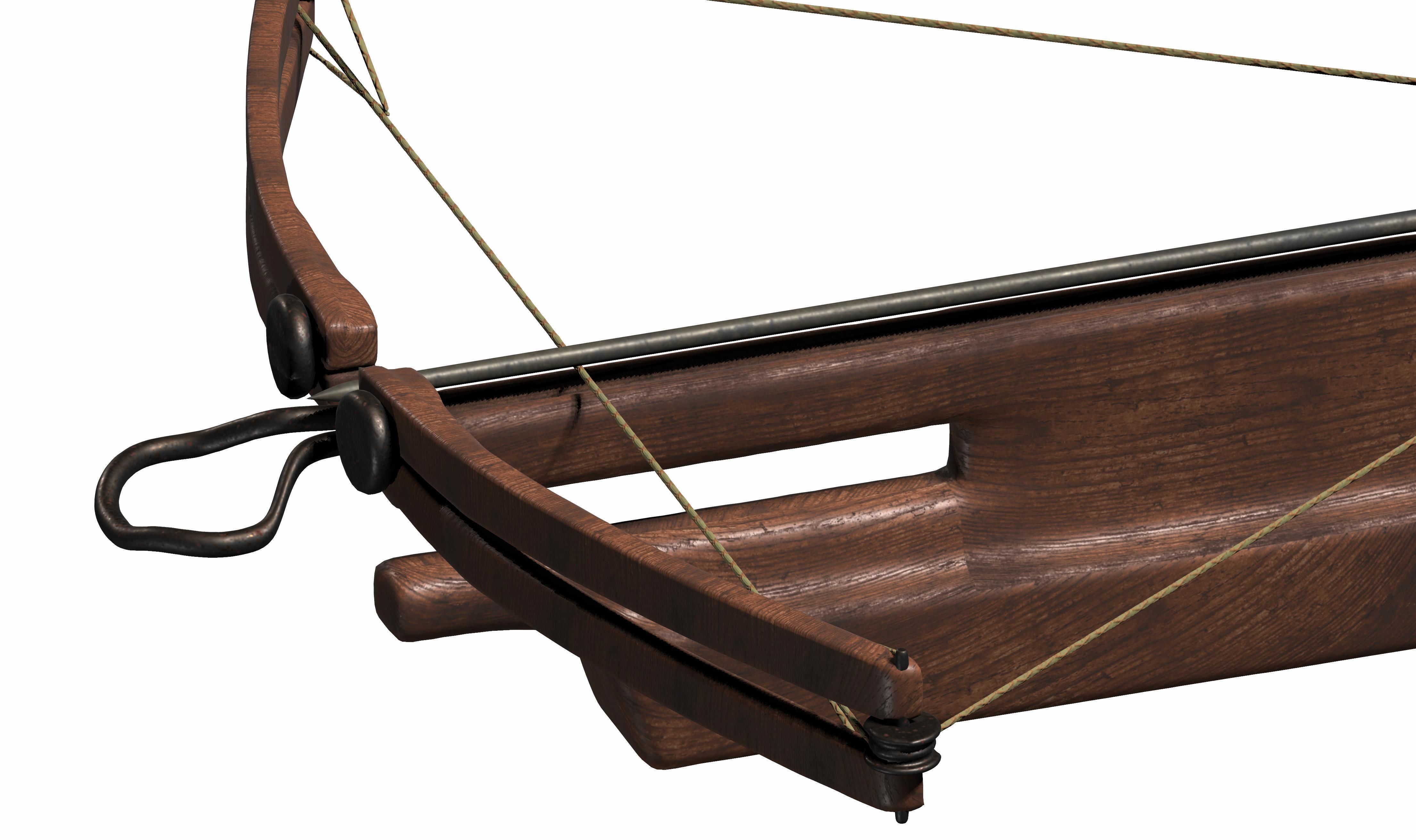 3D model Wooden Crossbow VR / AR / low-poly | CGTrader