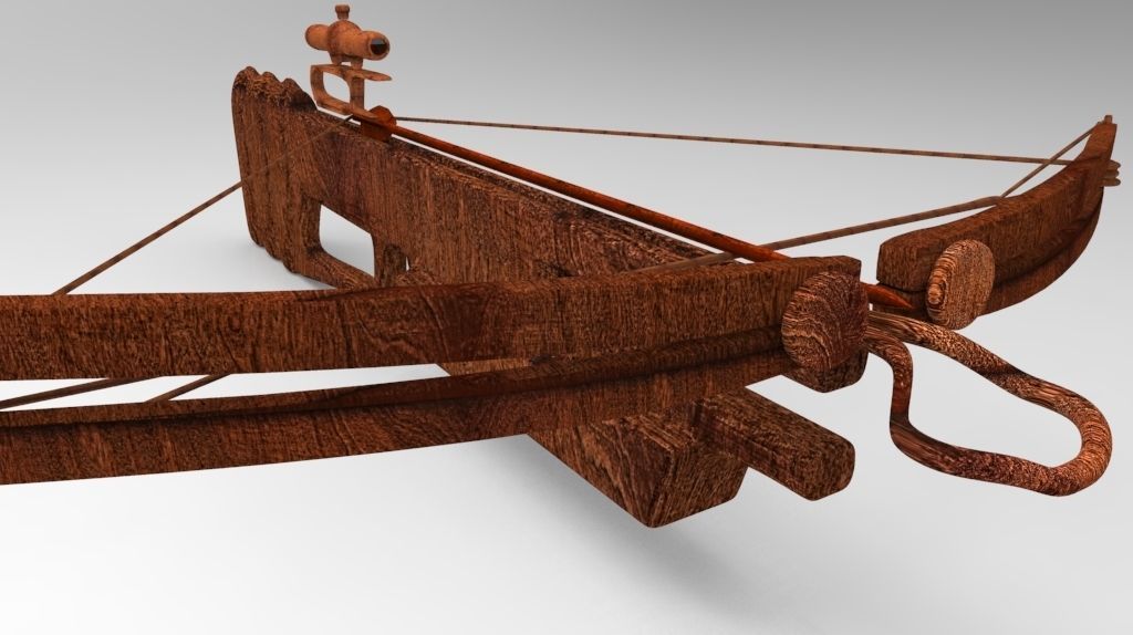 3D model Wooden Crossbow VR / AR / low-poly | CGTrader