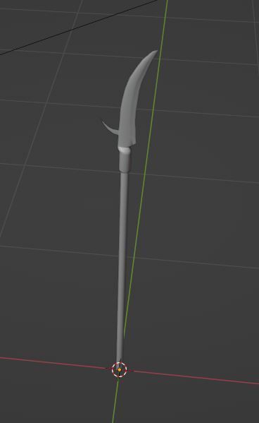 Melee Weapon - War scythe free VR / AR / low-poly 3D model | CGTrader