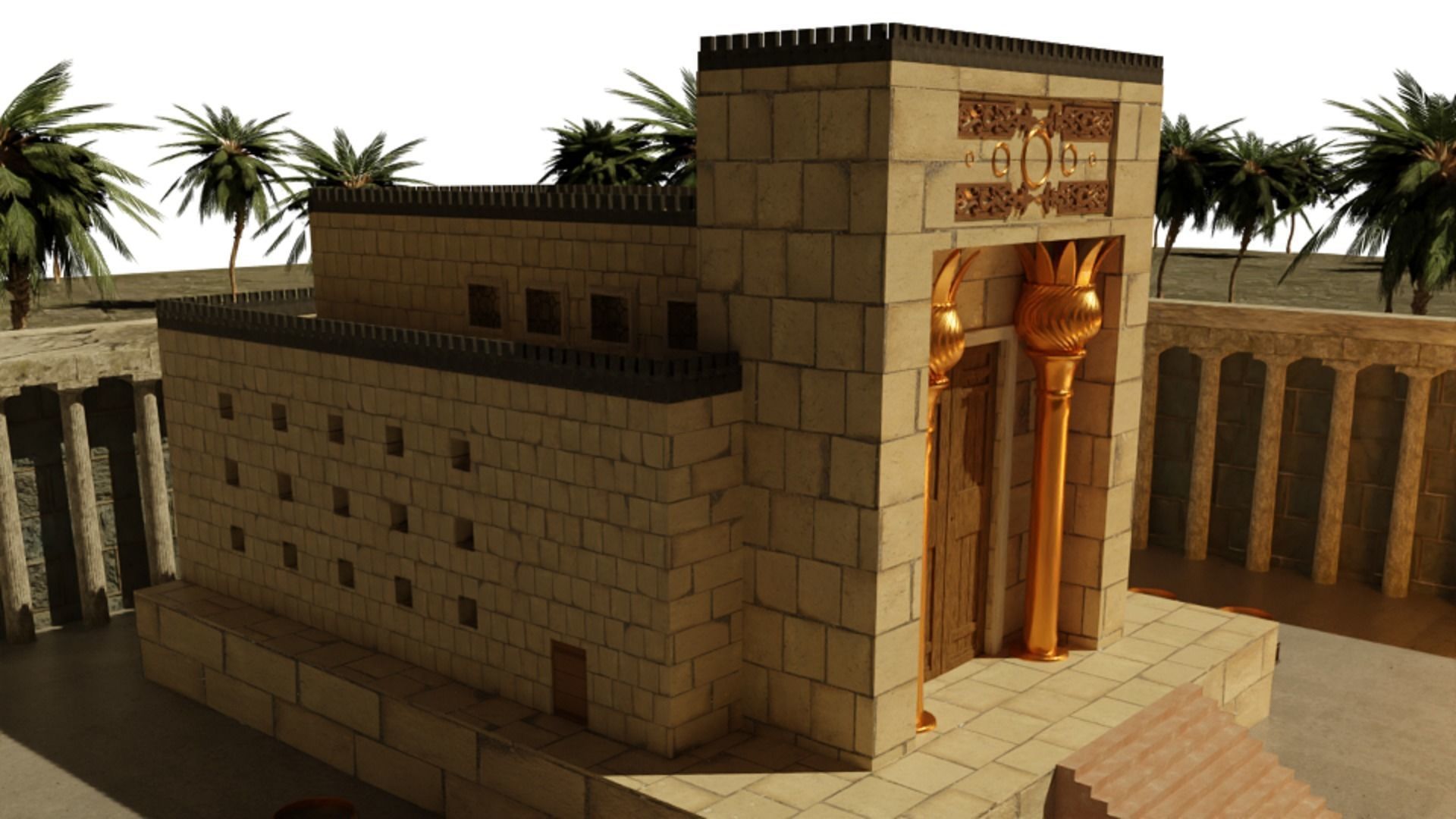 3D model Solomons Temple 3D model | CGTrader