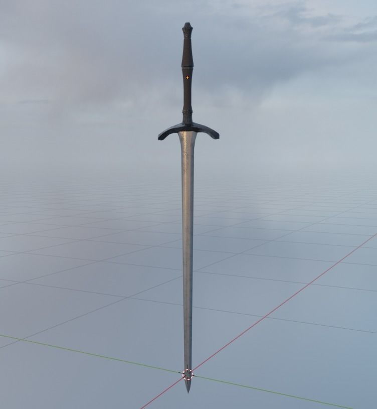 Ludwig Sword free VR / AR / low-poly 3D model | CGTrader