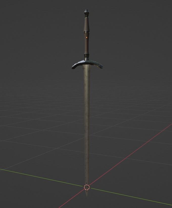 Ludwig Sword free VR / AR / low-poly 3D model | CGTrader