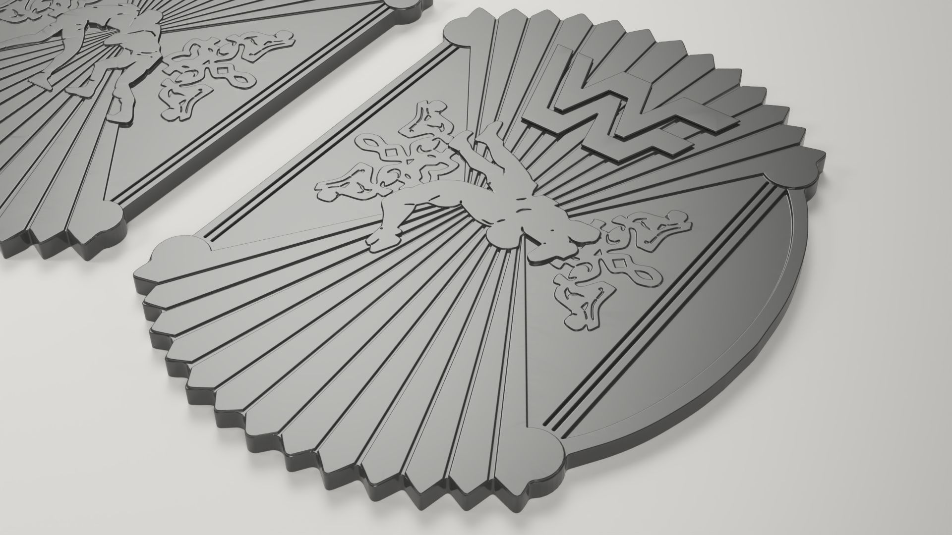 WWE Winged Eagle Belt 3D model 3D printable | CGTrader