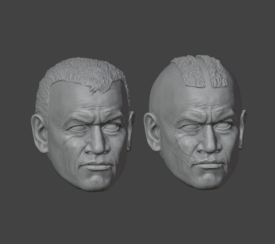 One-Twelfth Scale Clone Heads Boost and Sinker 3D Print Files 3D model ...