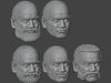One-Twelfth Scale Old Man Clone Head 3D Print Files 3D model 3D ...