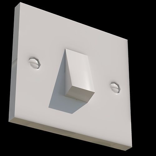 3D model Light Switch VR / AR / low-poly | CGTrader