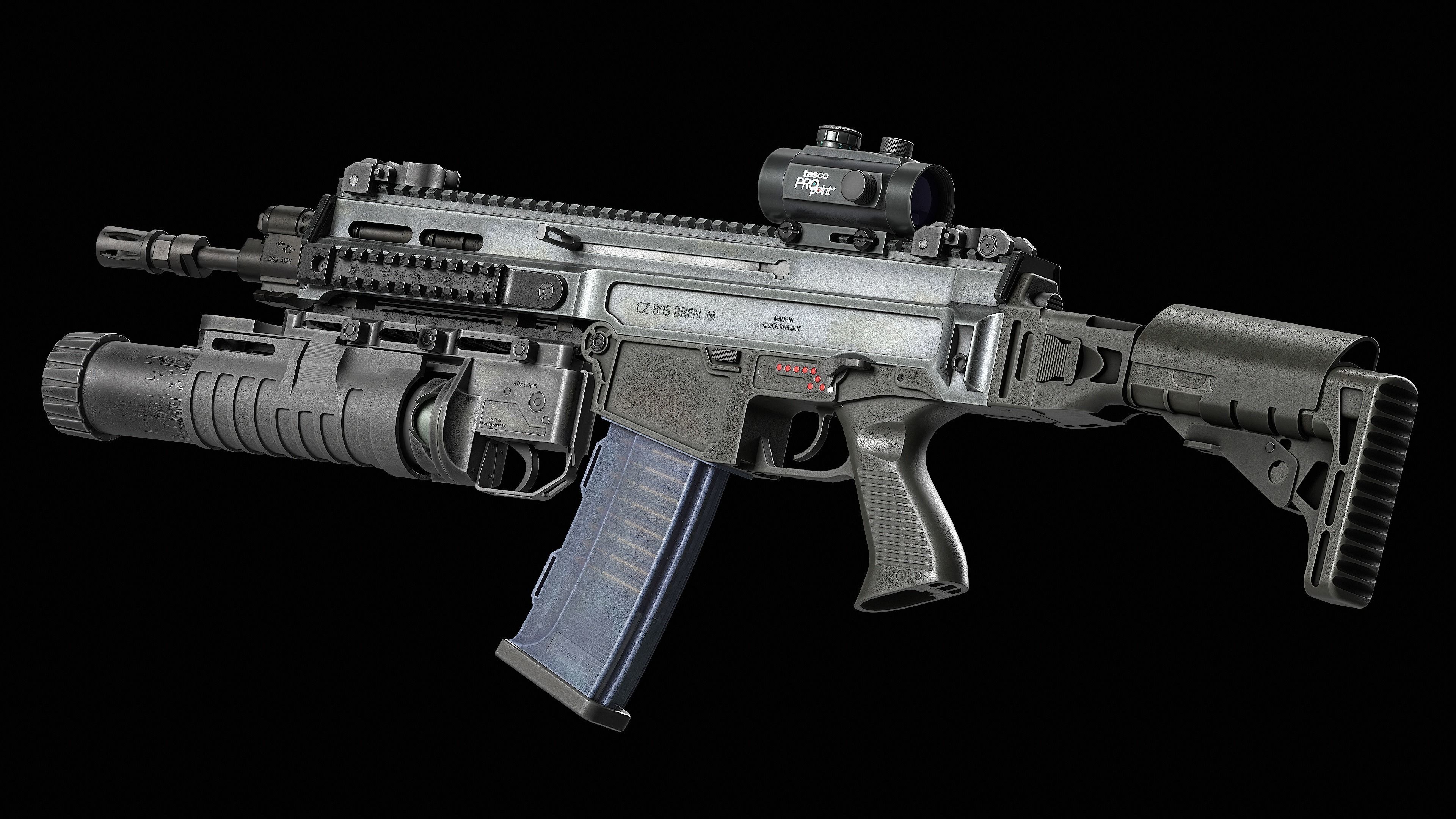 3D model Bren CZ 805 A1 A2 V2 VR / AR / low-poly | CGTrader