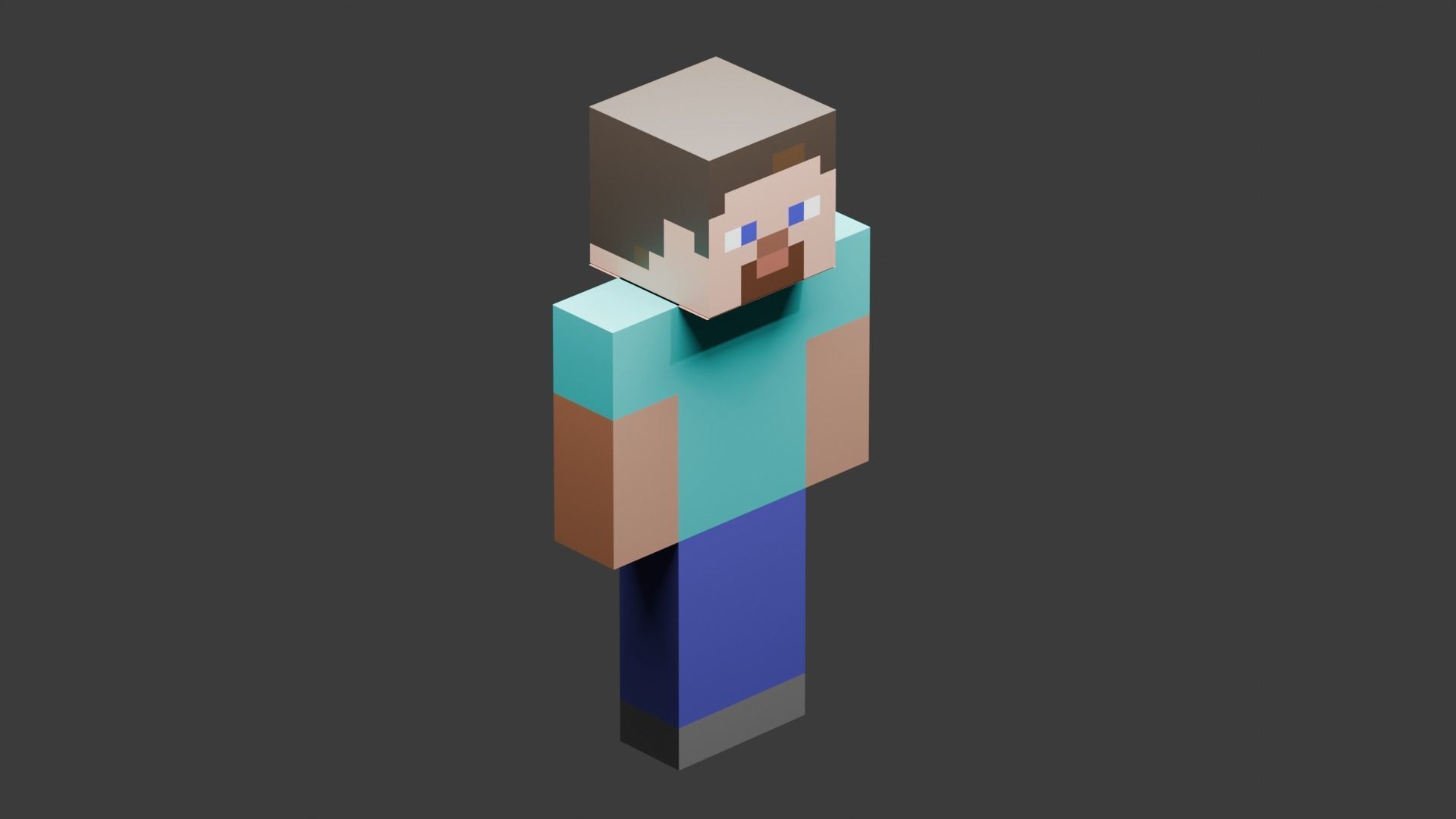 Minecraft Steve free 3D model | CGTrader