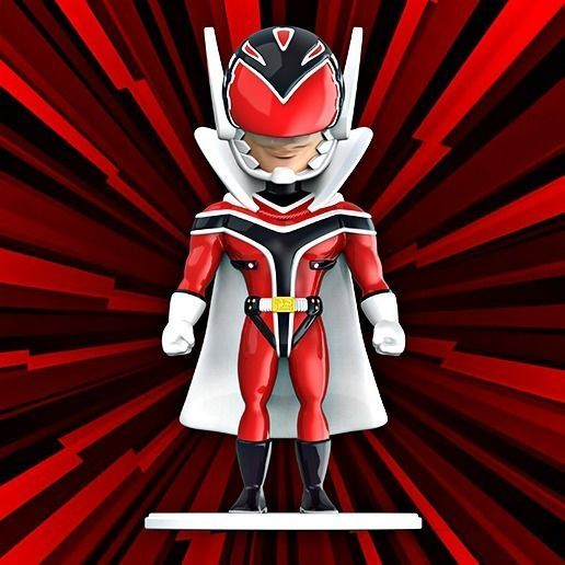 Red Go Go Loser Ranger Sentai Daishikkaku 3D model 3D printable | CGTrader