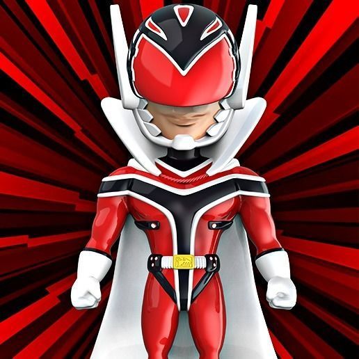 Red Go Go Loser Ranger Sentai Daishikkaku 3D model 3D printable | CGTrader
