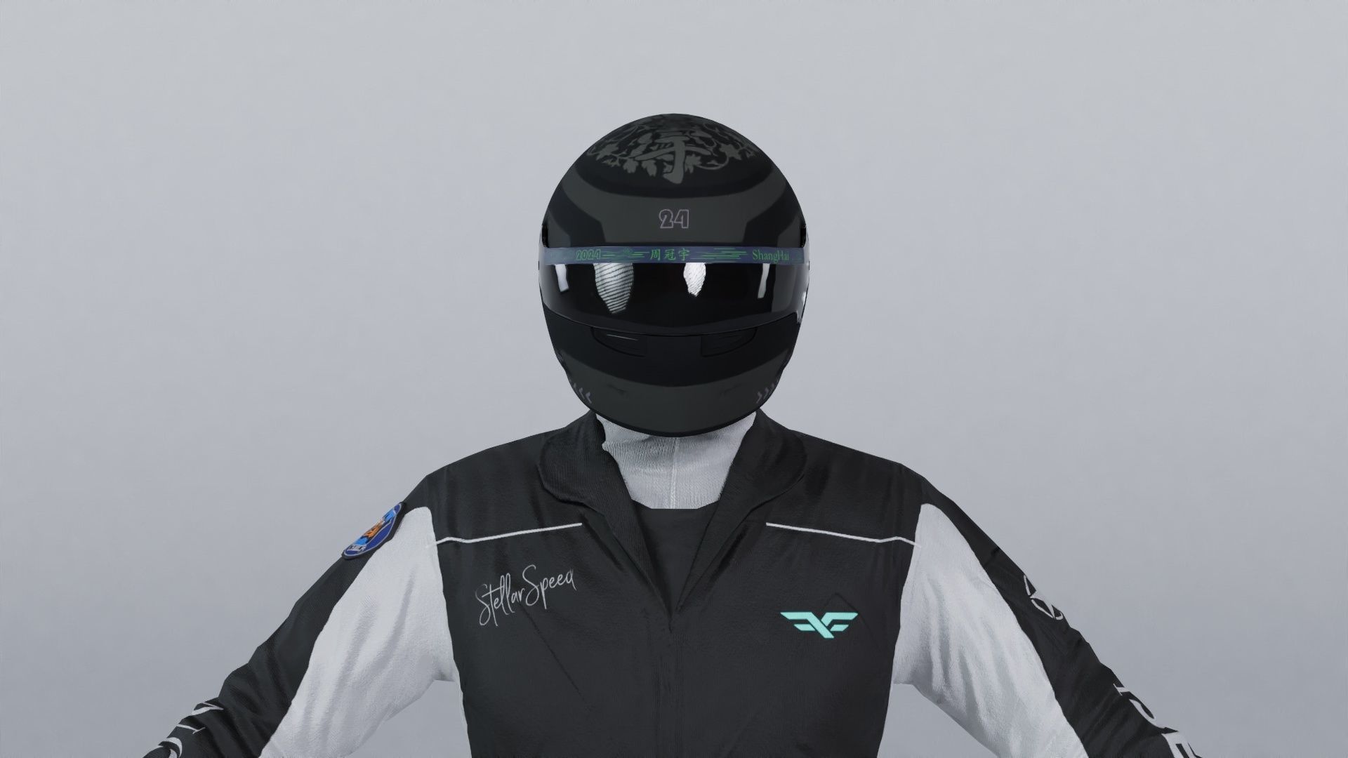 Racing Driver Realistic 3D model | CGTrader