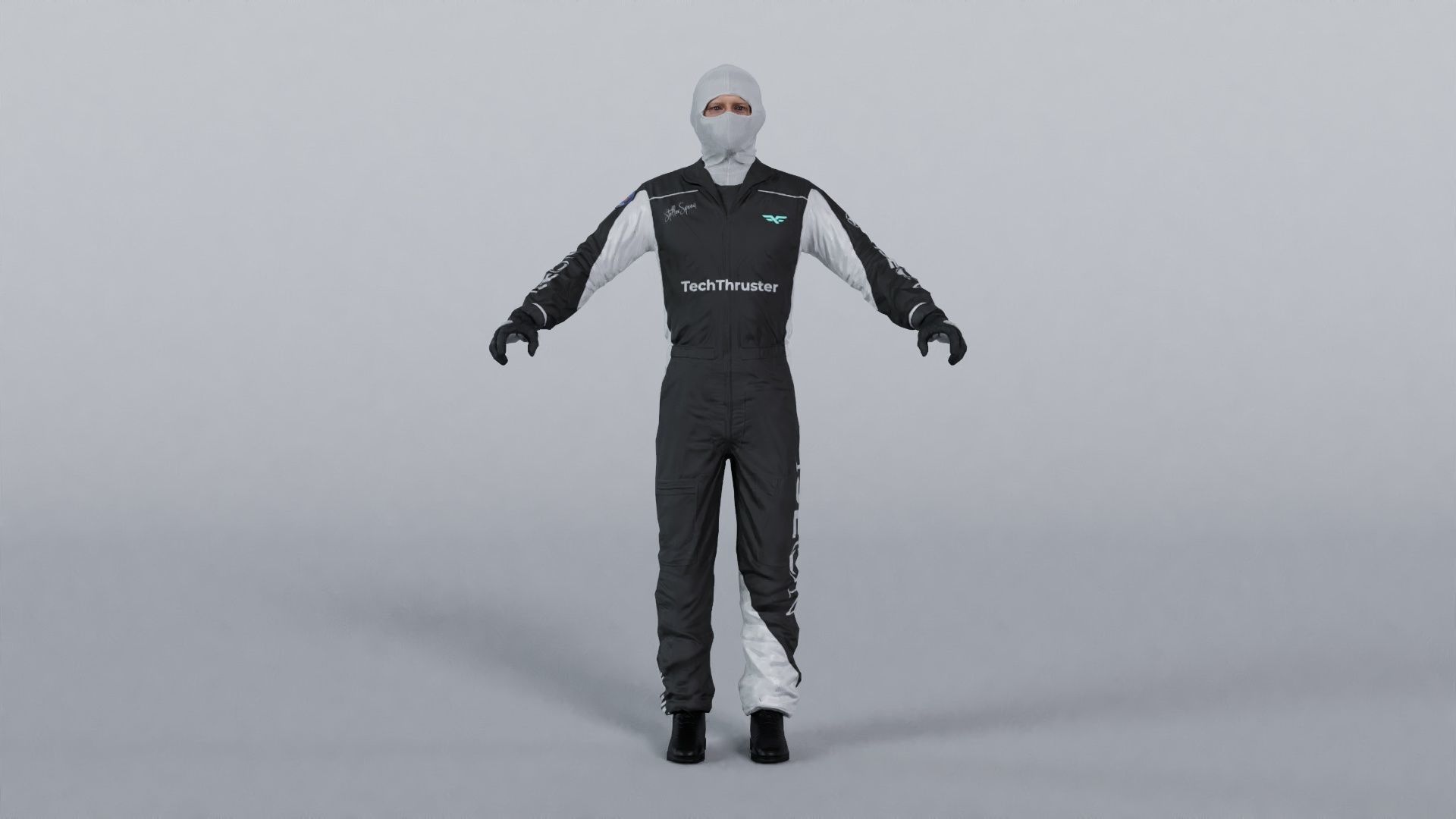 Racing Driver Realistic 3D model | CGTrader