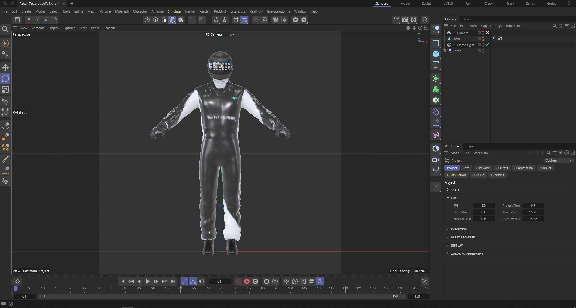 Racing Driver Realistic 3D model | CGTrader