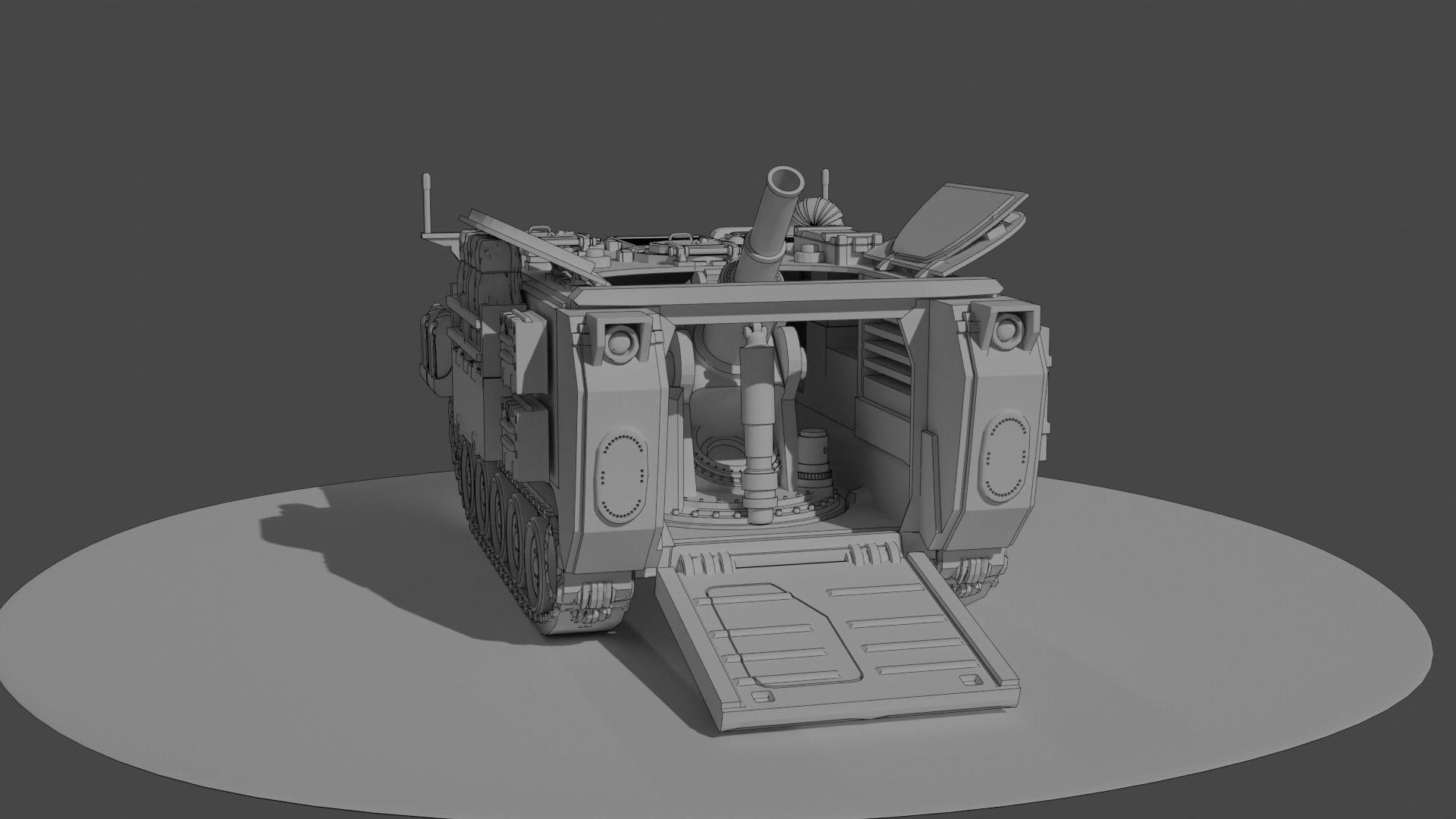 IDF Cardom Mortar 3D model 3D printable | CGTrader